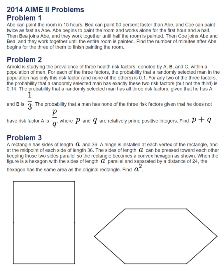 2014年AIME II 真题及答案 - American Mathematics Competitions